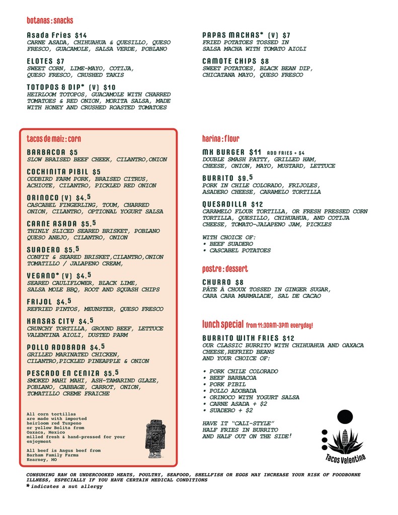 Tacos Valentina | Heirloom Corn & Recipes