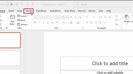 How to change orientation to portrait in PowerPoint