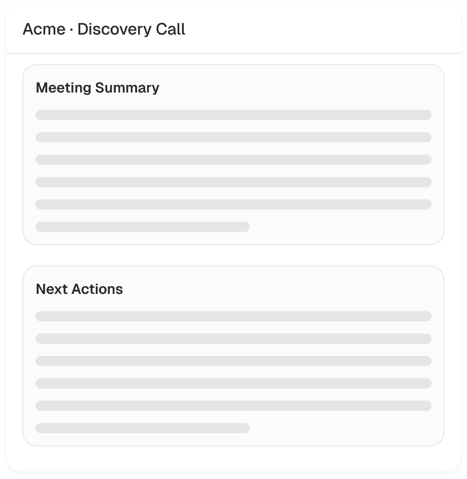 Buzz Sidekick | AI Meeting Notes, Action Items & Team Follow-Up