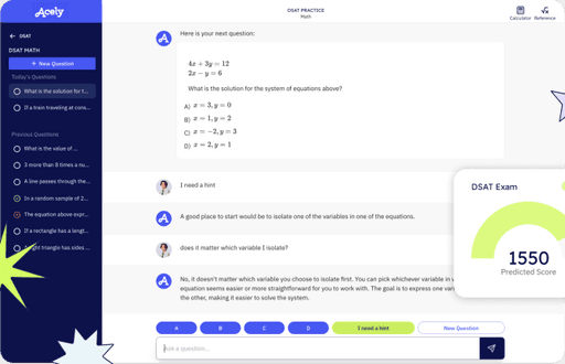 Acely.ai vs. LearnQ.ai: Digital SAT Prep with AI-Powered Solutions