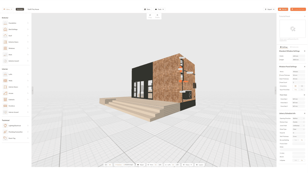 UrbanScape Cabin | 10x20 Tiny House