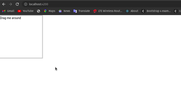 Angular Material CDK with Drag and Drop