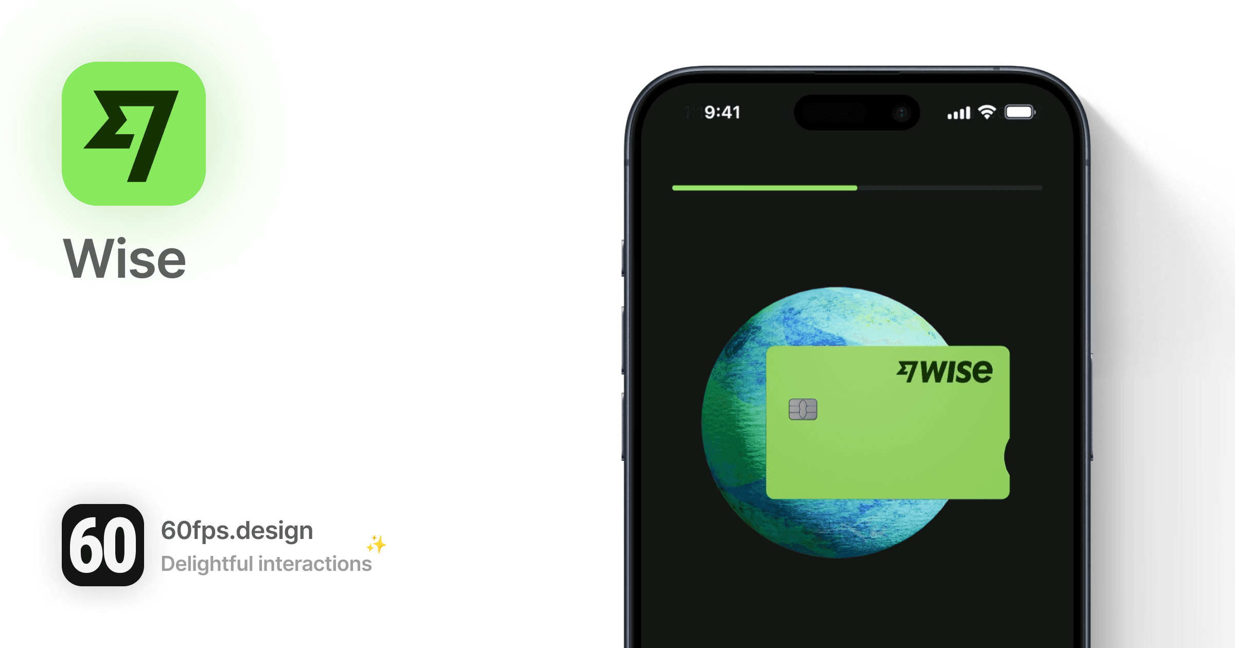 Wise iOS App UI/UX animation