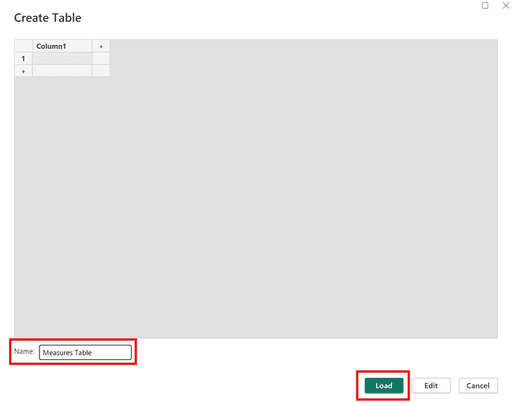 How To Create A Measures Table In Power BI