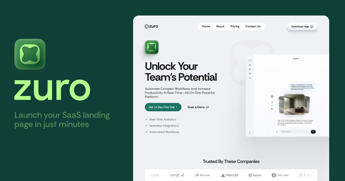 Zuro Figma & Framer Template | Sprrrint