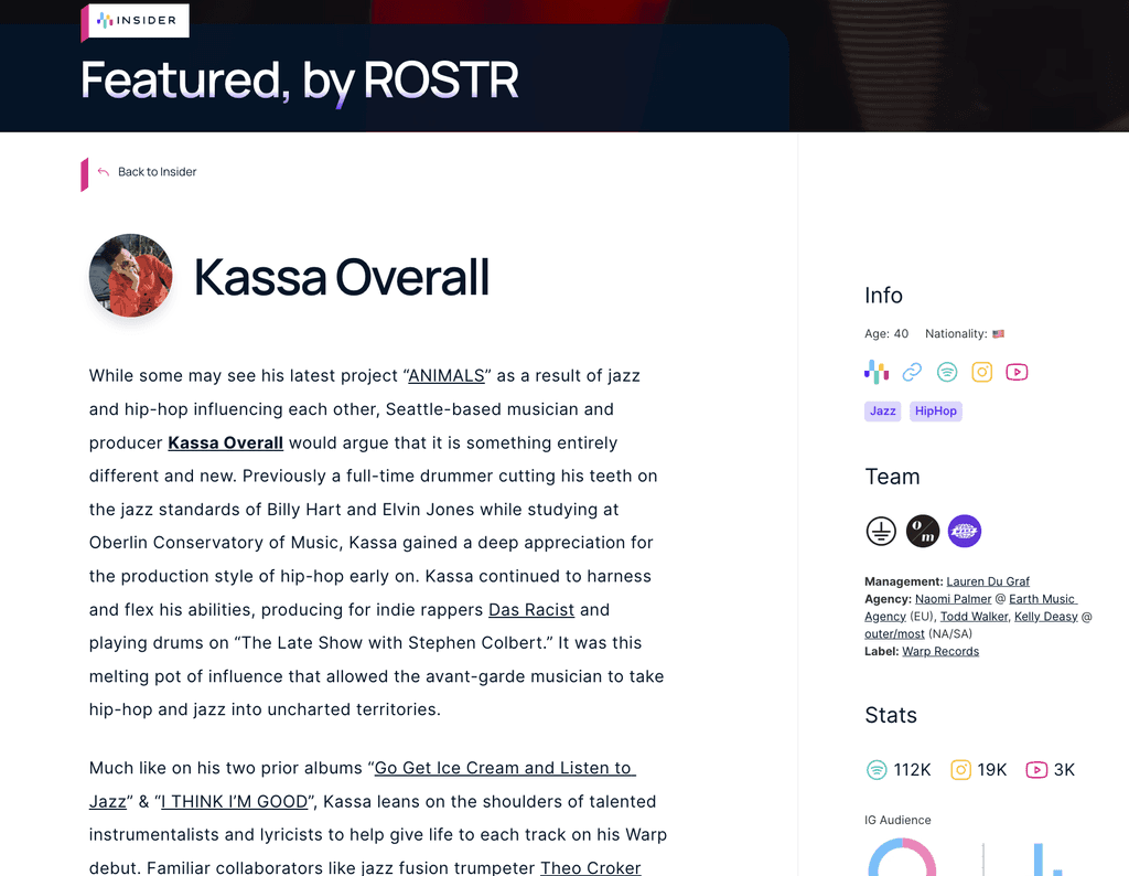 ROSTR Updates - Introducing ROSTR Insider