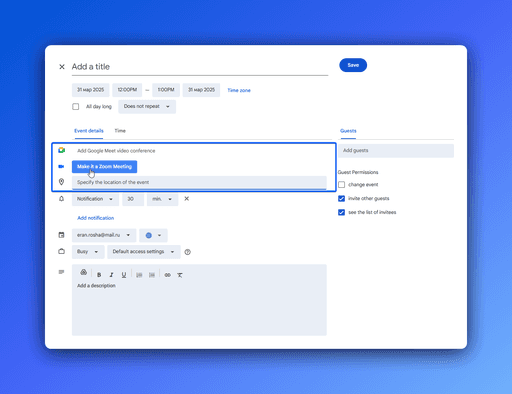 How to Integrate Zoom with Google Calendar: 2 Proven Methods