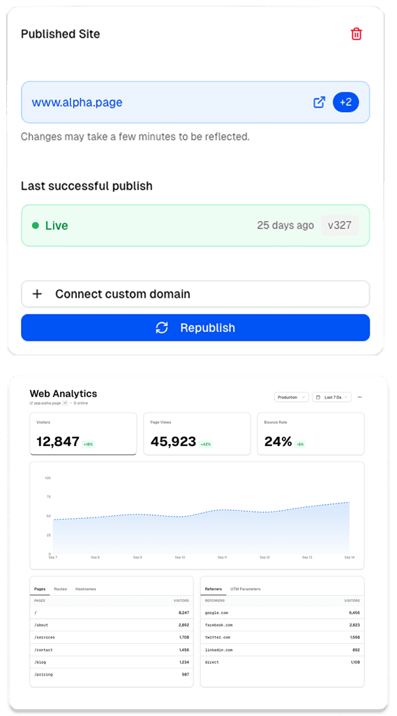 Alpha | AI Website Builder