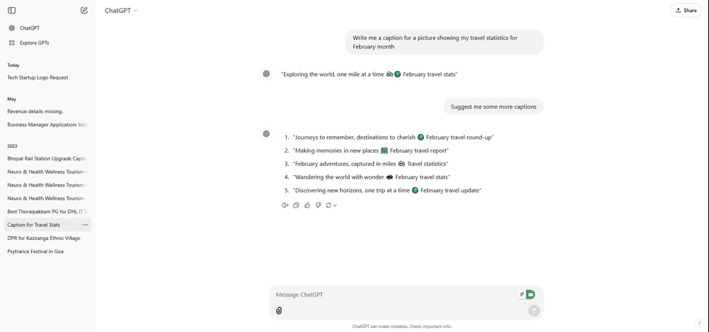 How To View Past ChatGPT Chats - 1 minute video guide