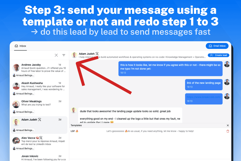 How to Send Mass Messages on LinkedIn Sales Navigator?