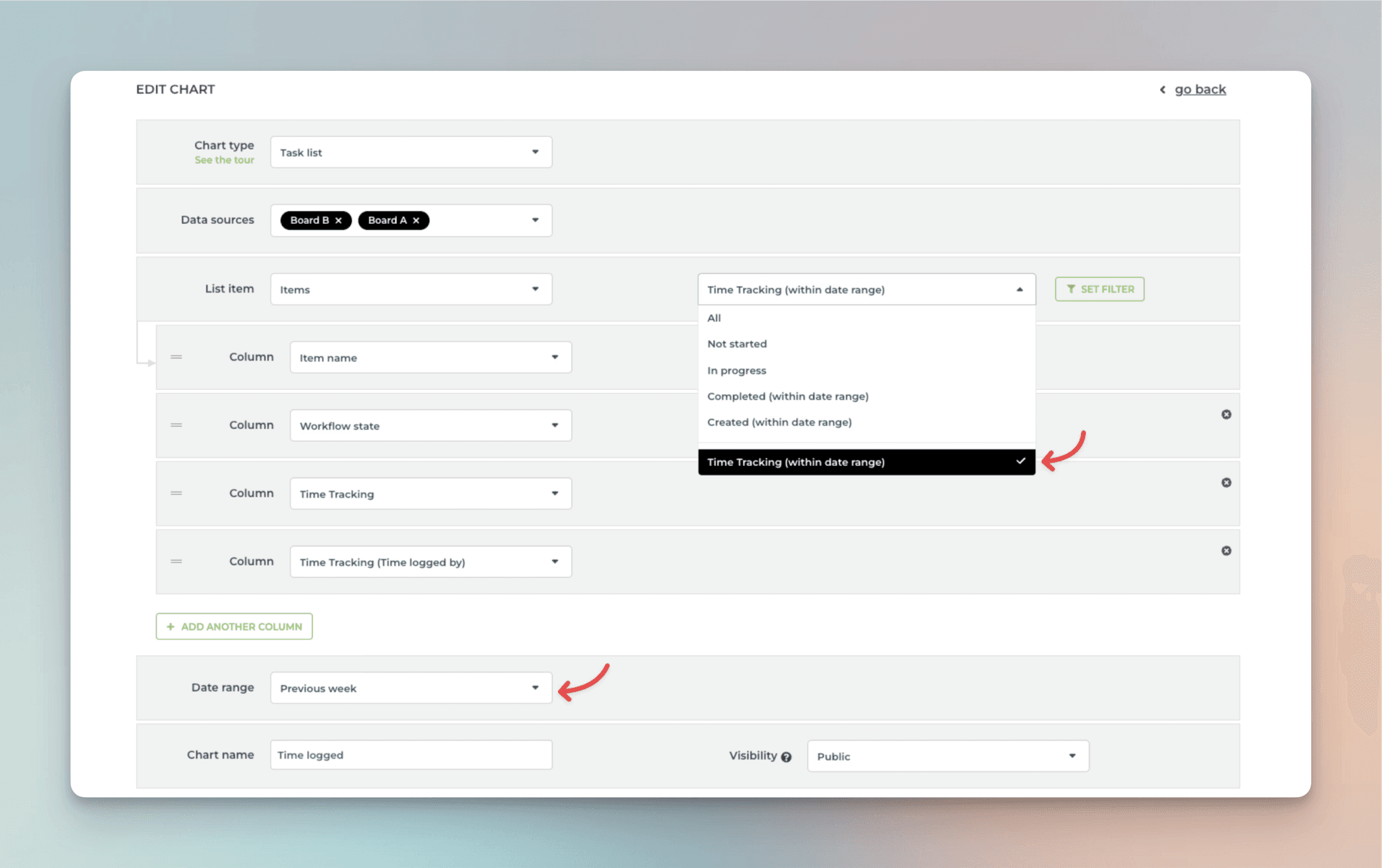 Creating charts using different monday.com column types - Screenful Guide