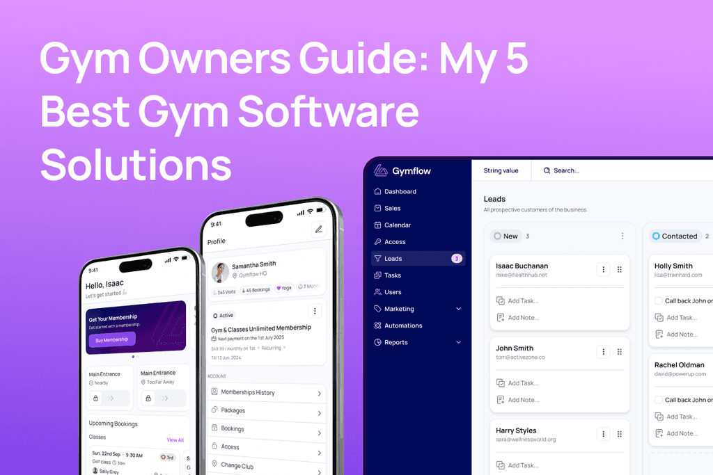 Gym Owners Guide: My 5 Best Gym Software Solutions - By Gymflow