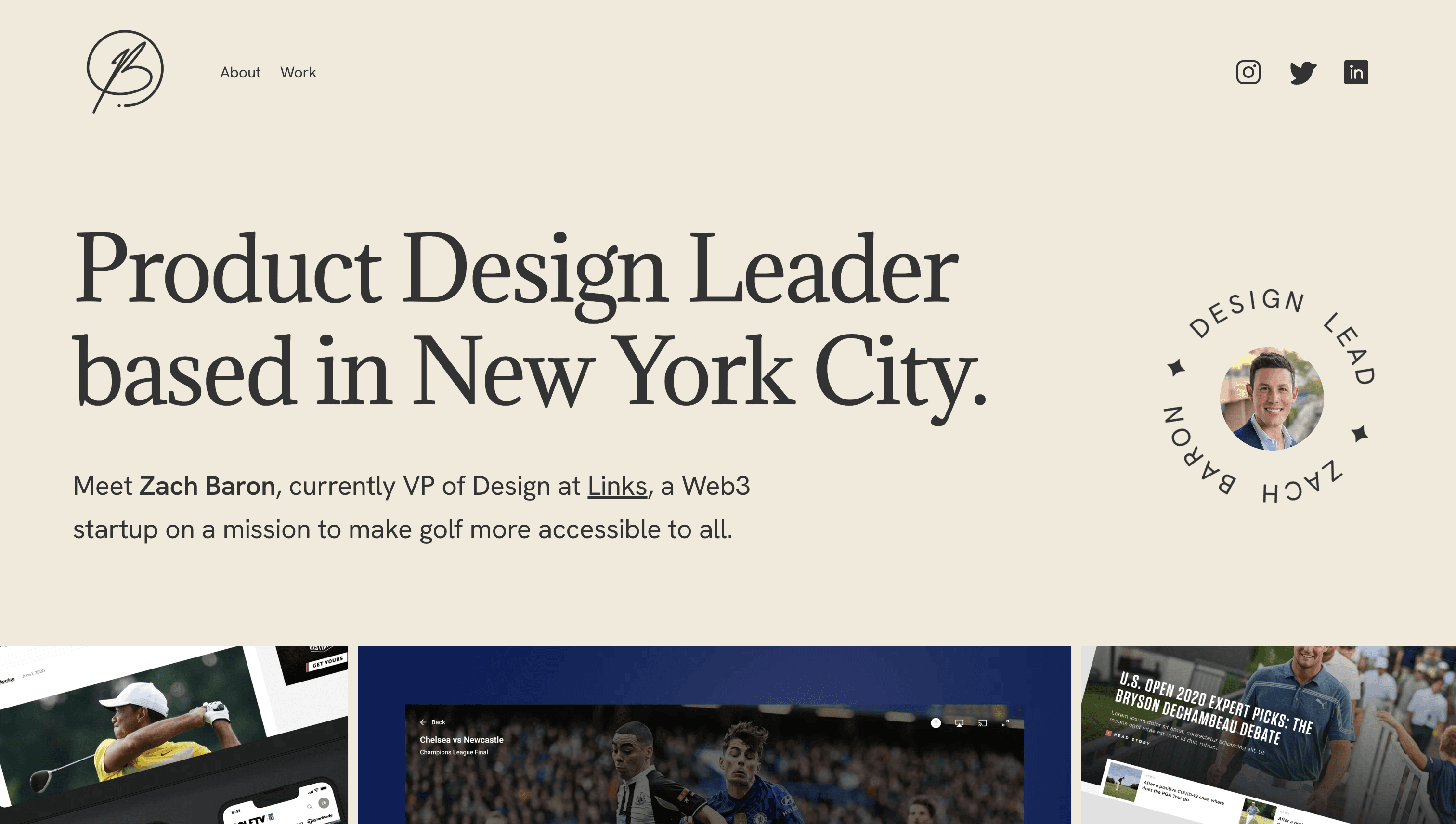 Zach Baron - Product Design Leader