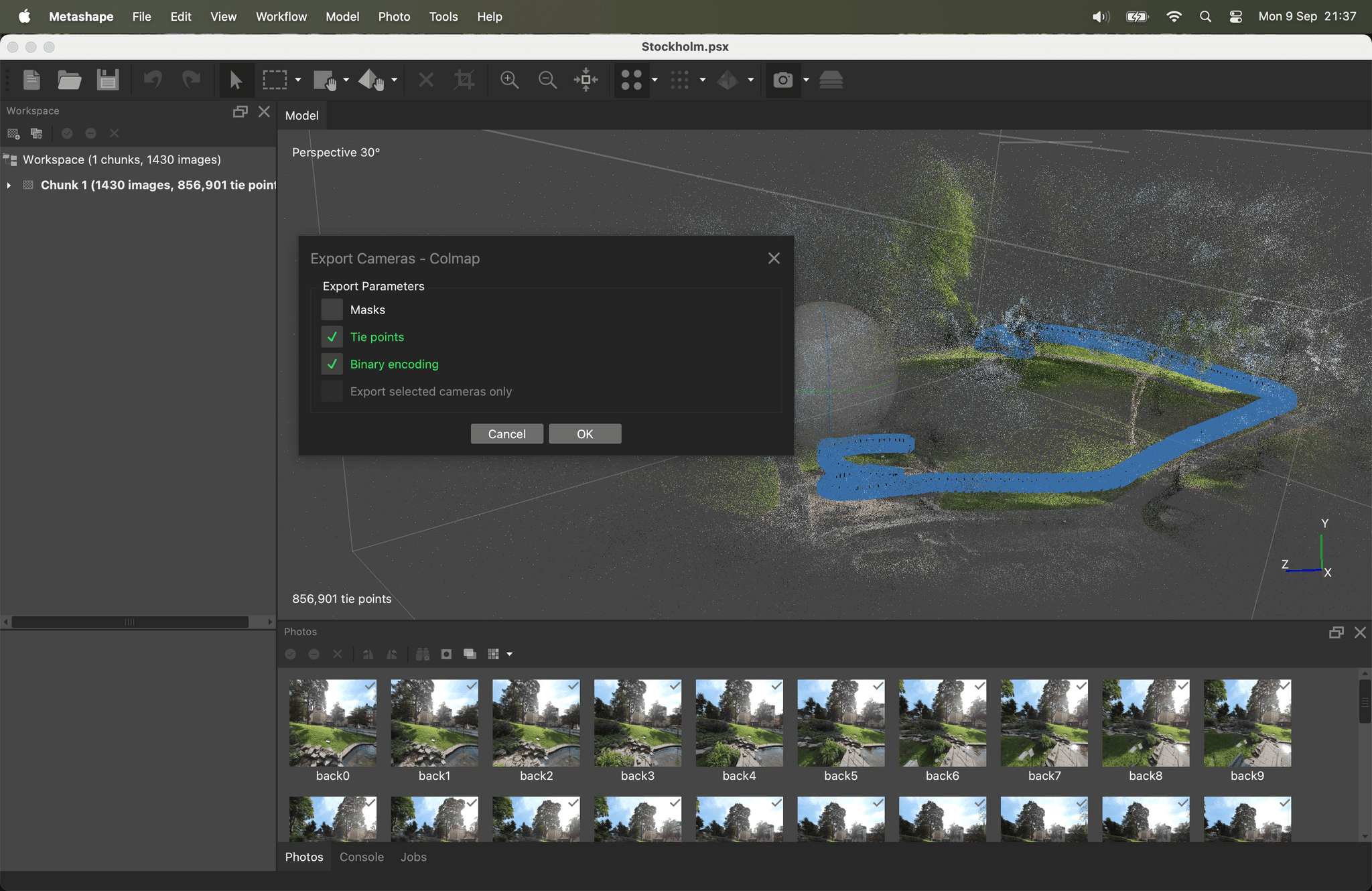 Agisoft Metashape adds COLMAP Export to Standard License - Radiance Fields