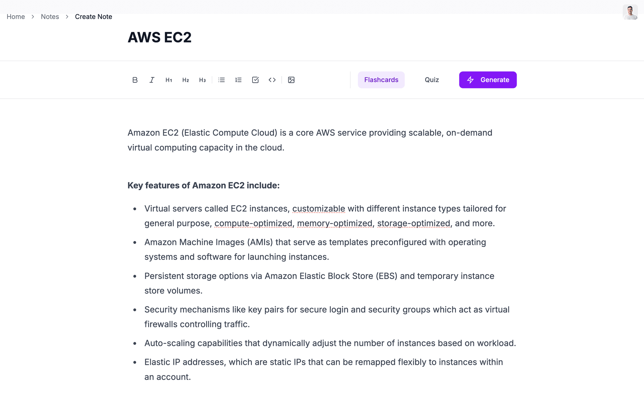StudyTech AI - AWS Certified Learning