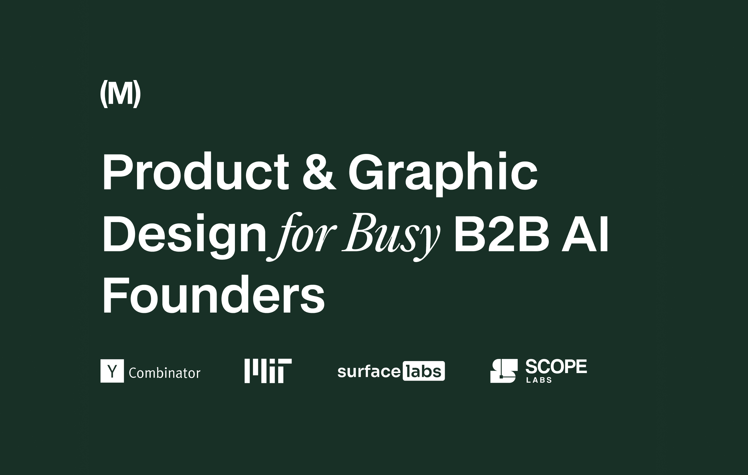 Midline - Design for B2B AI Founders