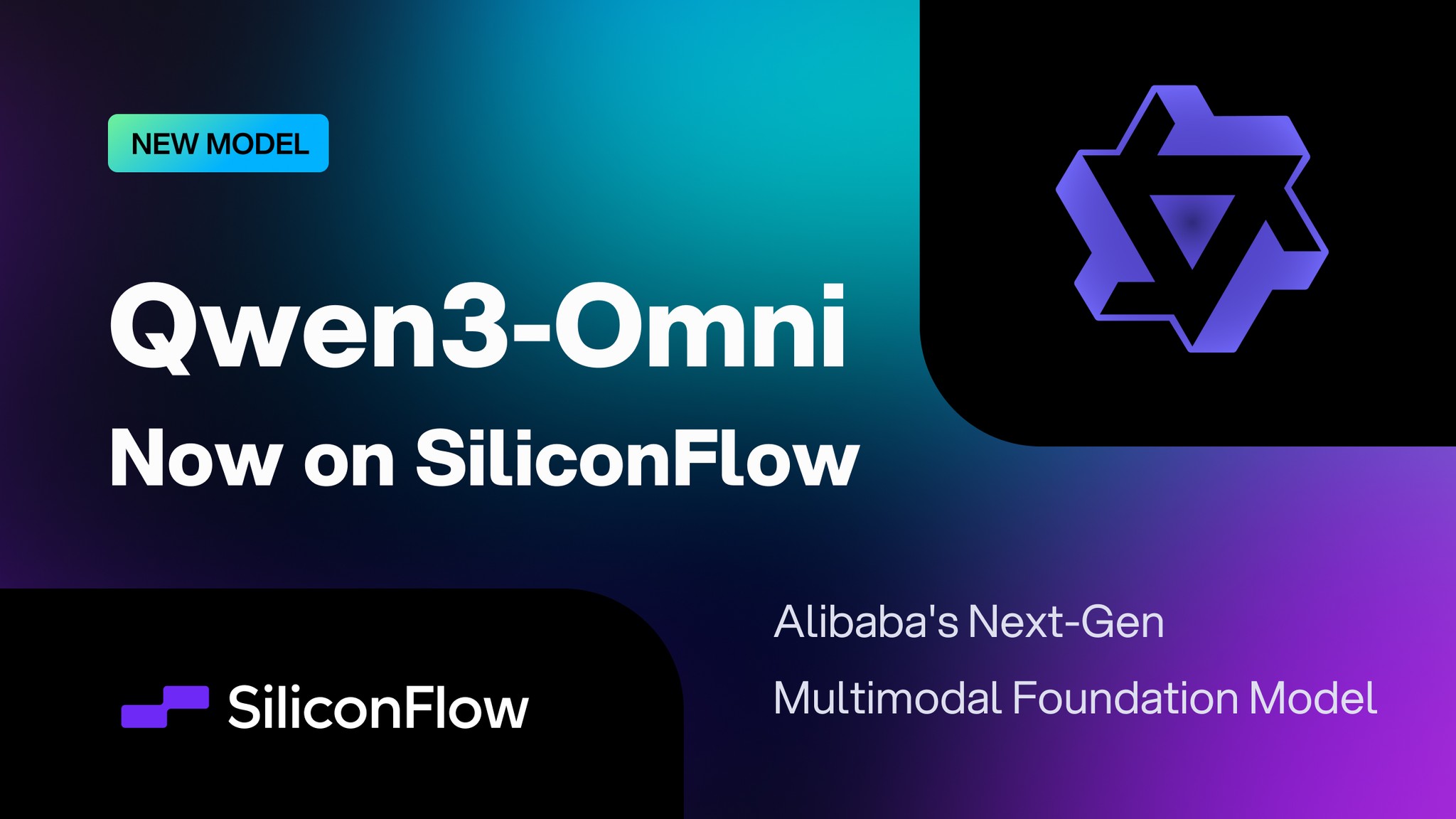Qwen3-Omni Now on SiliconFlow: Alibaba's Next-Gen Multimodal Foundation Model