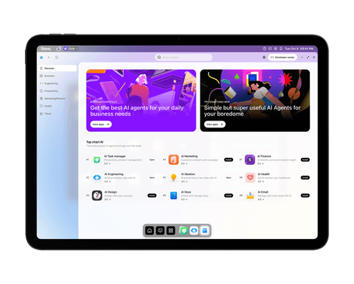 Steve - The first AI Operating System