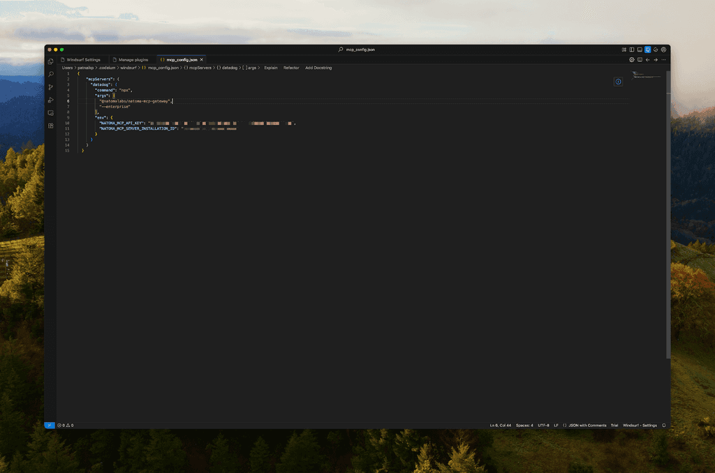 MCP Setup Guide for Windsurf IDE | Natoma