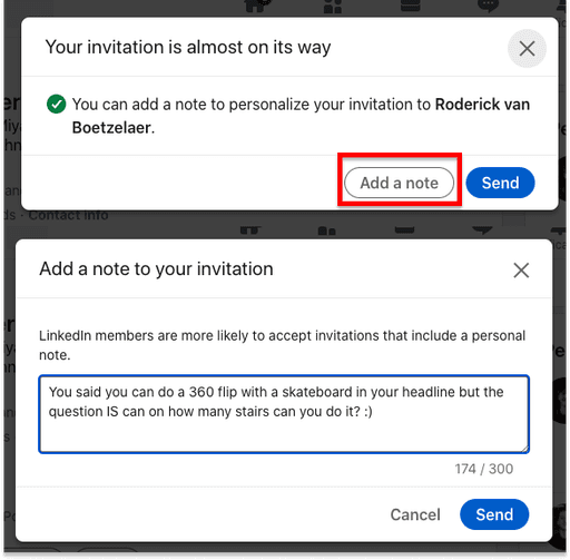 My 99% Success Rate LinkedIn Connection Message Examples