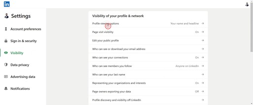 How to turn off LinkedIn showing profile views - 1 minute video guide