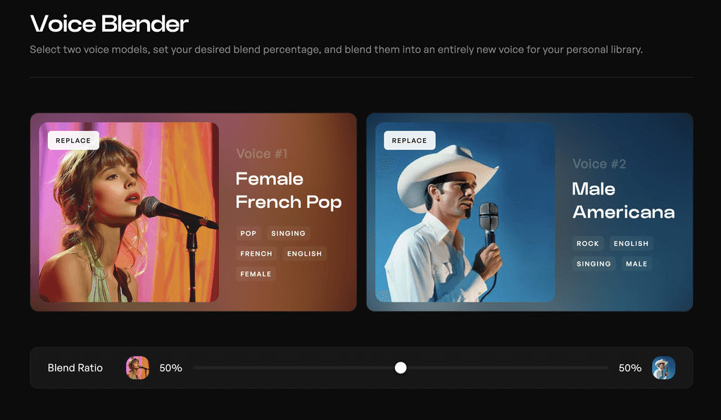 Voice Blender | Blend voices for customized vocals