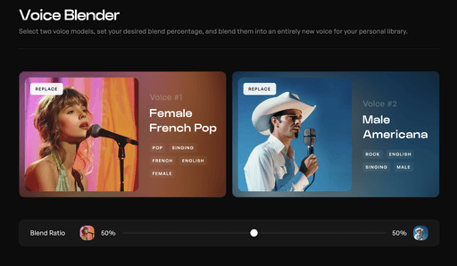 Voice Blender | Blend voices for customized vocals