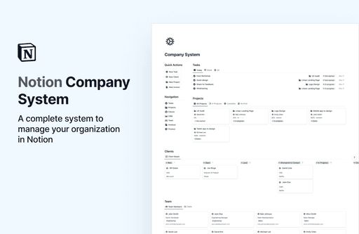 The Best 20 Notion Company Templates (2025) - Solt Wagner