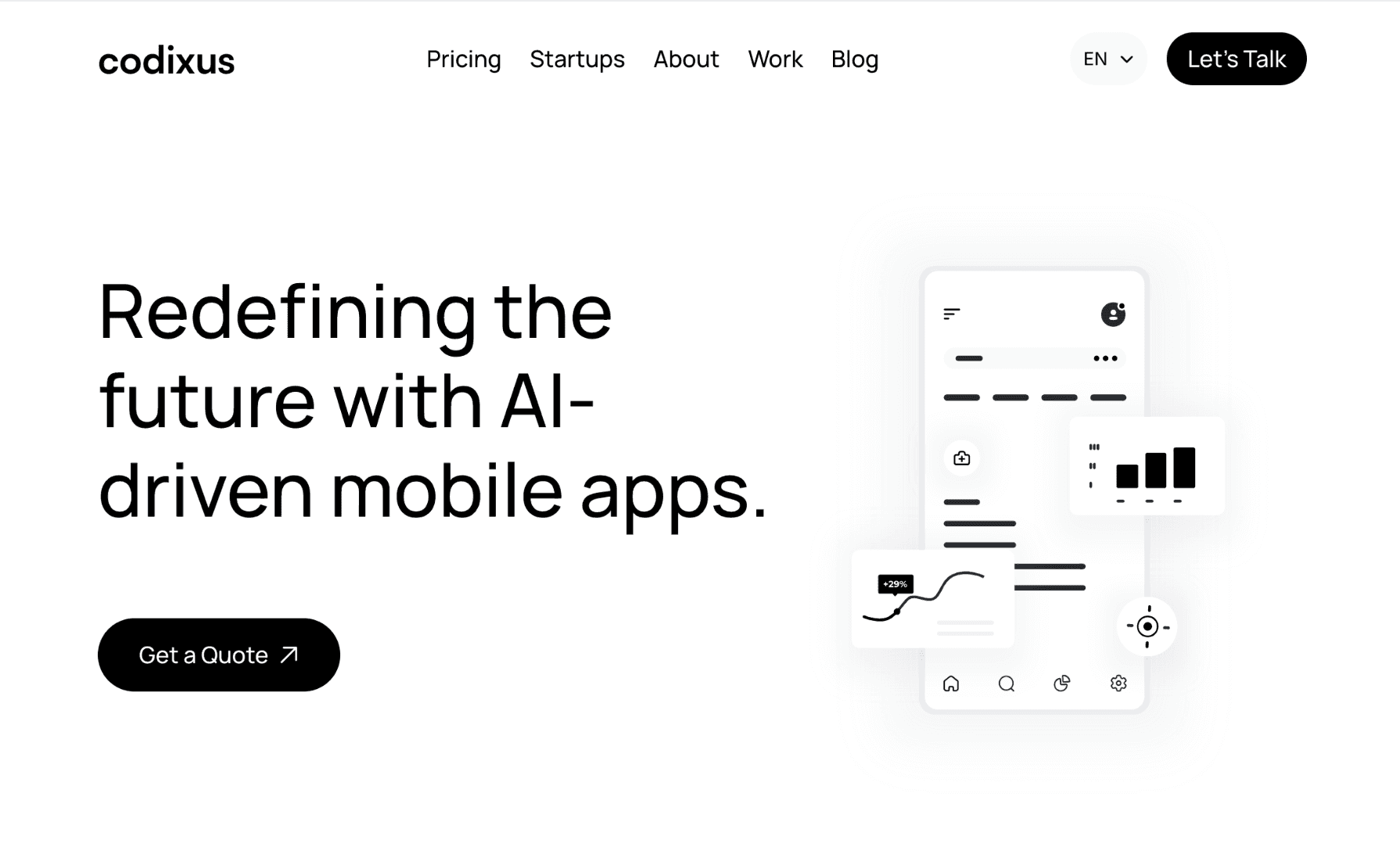 Codixus • Redefining the future with AI-driven mobile apps.
