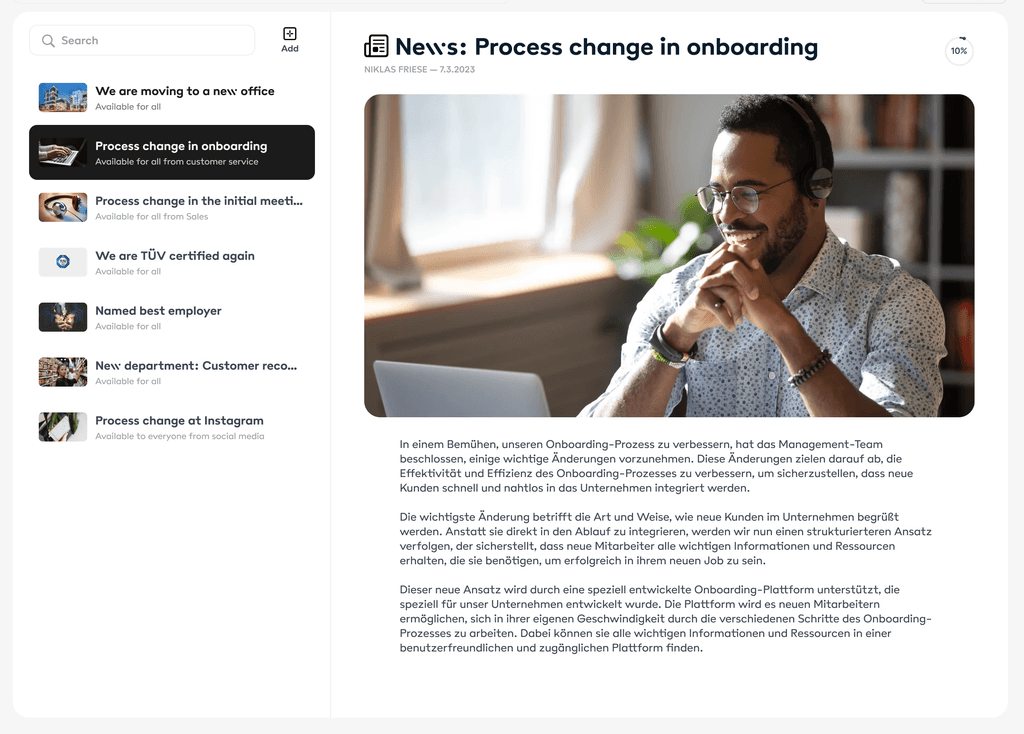 Workbase — Employee Platform for Increased Productivity