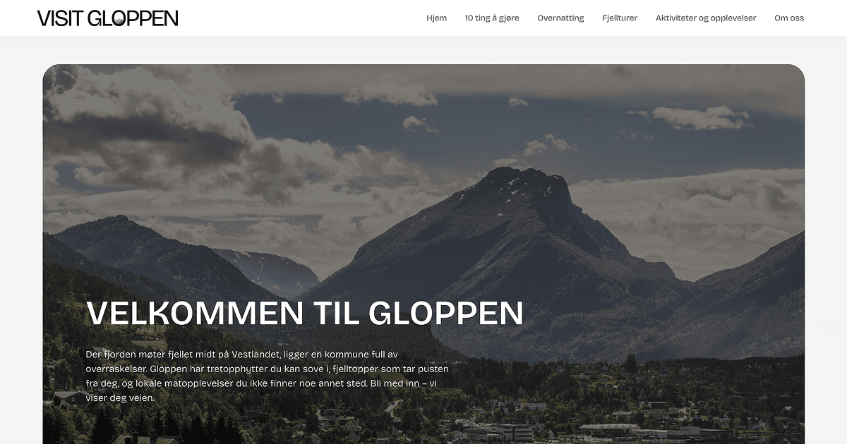 Visit Gloppen – Overnatting, fjellturer og lokalmat i Nordfjord