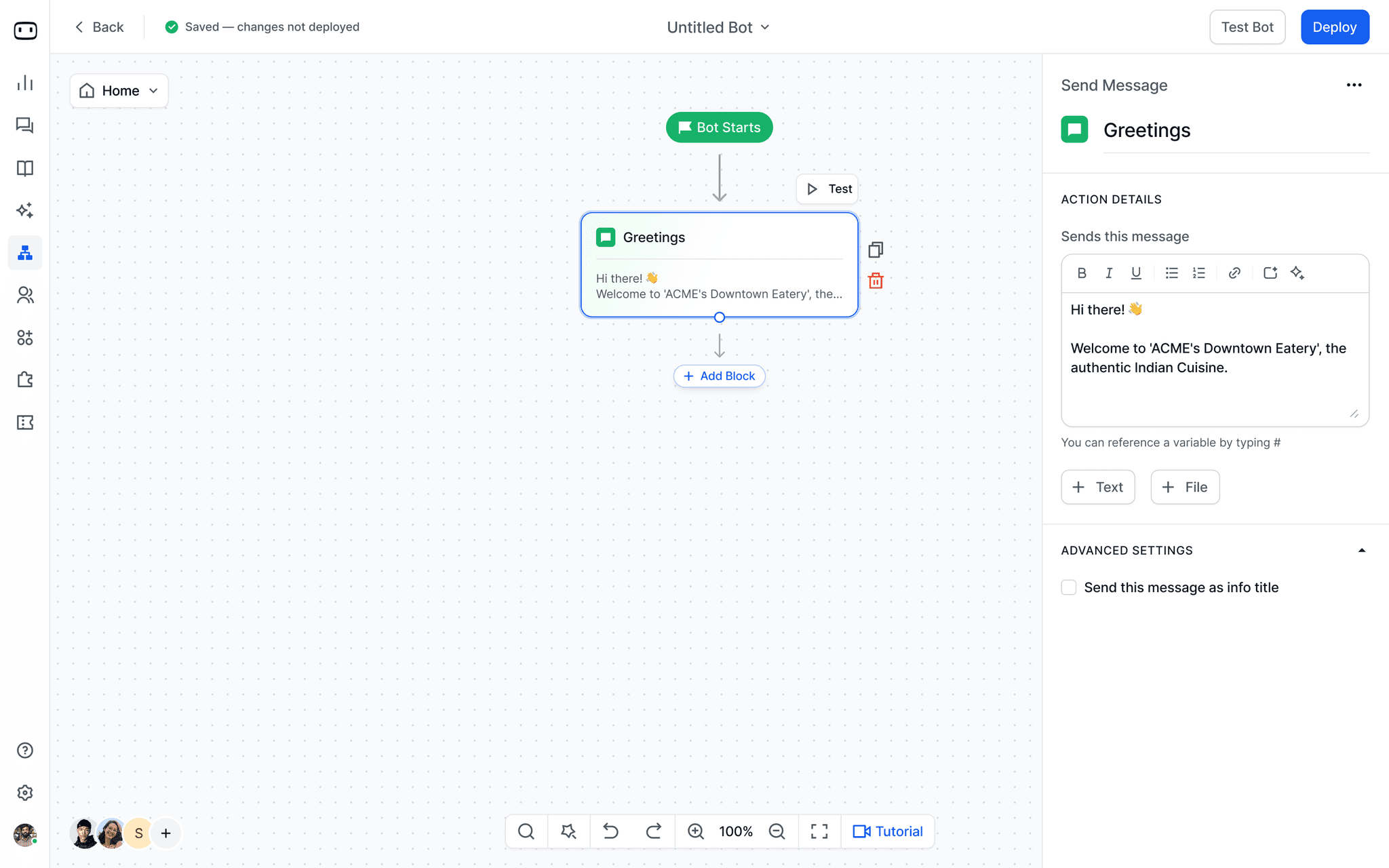 World’s Easiest No Code Bot Builder l WotNot