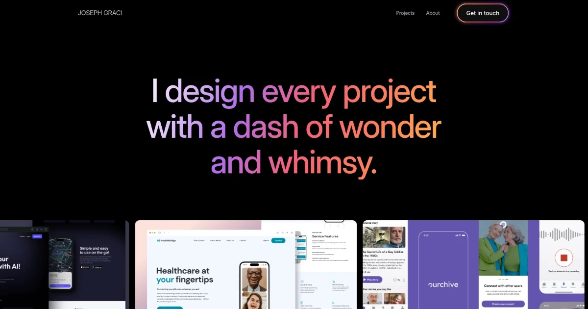 Joseph Graci - Design Portfolio