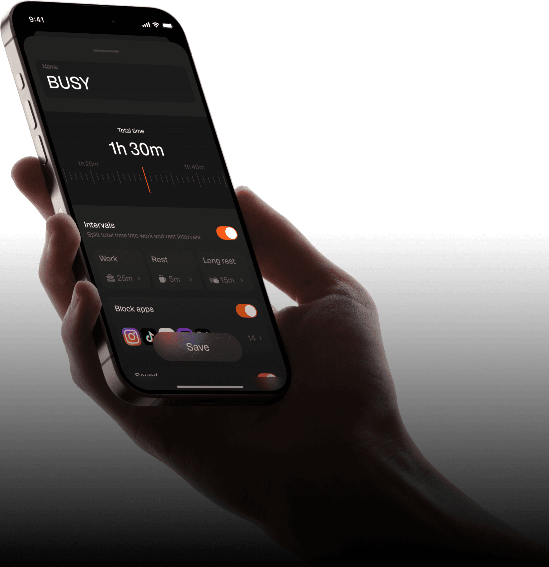 BUSY — Advanced Focus Timer