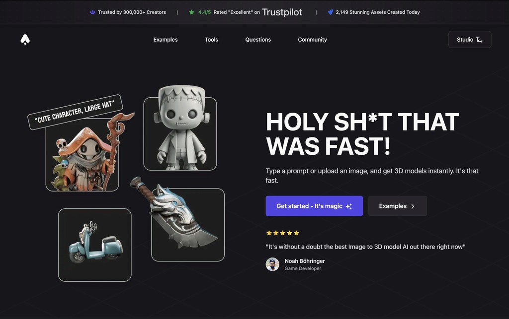 3DAI Studio - Toolfolio.io
