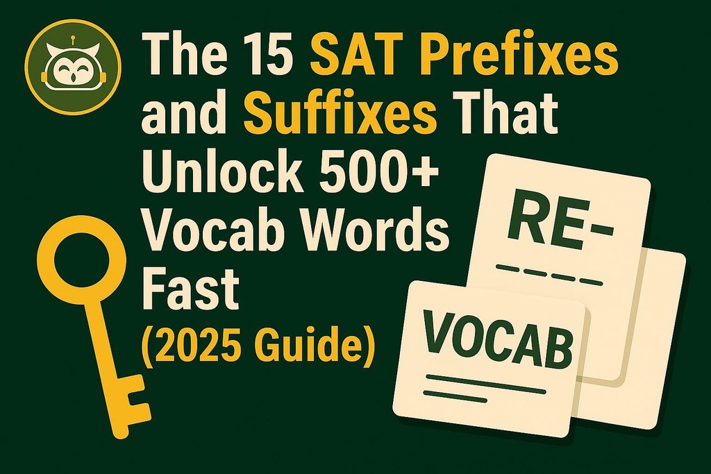 The 15 SAT Prefixes and Suffixes That Unlock 500+ Vocab Words Fast (2025 Guide) - ChatSAT | Why ...