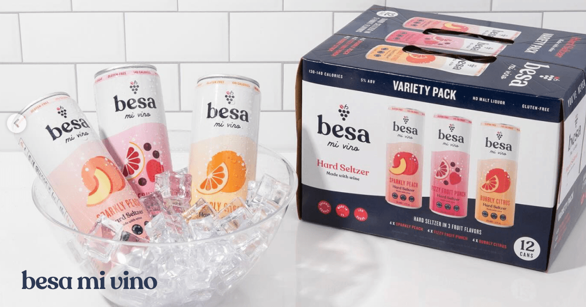 Besa mi vino | Hard Organic Seltzers | 2025
