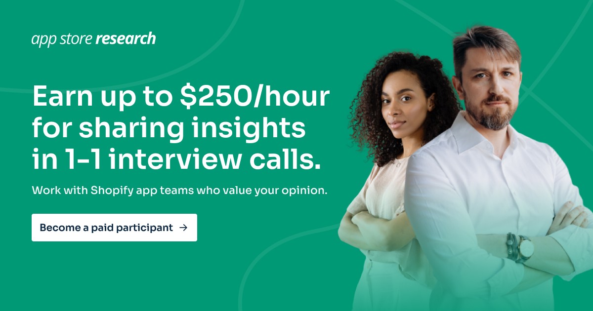 Get paid by sharing knowledge and experience | App store research
