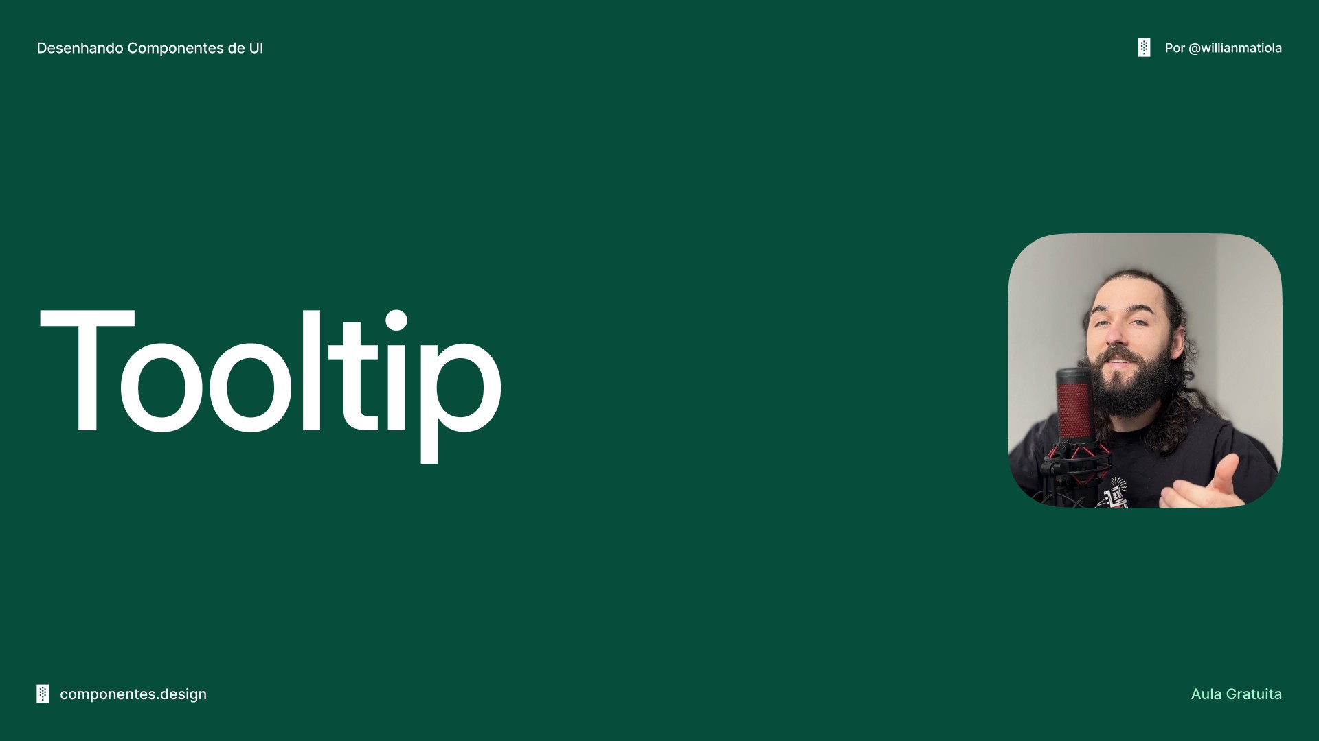 Como criar uma Tooltip no Figma - Componentes de UI Design