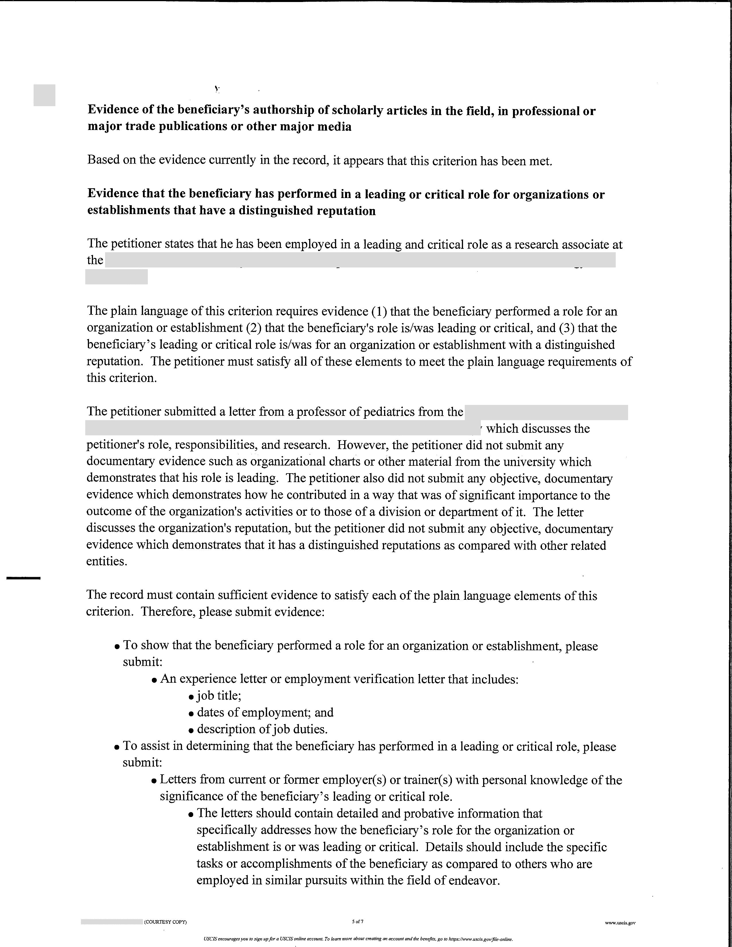 Request for Evidence (RFE): What They Are and How To Respond