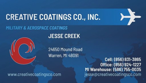 Creative Coatings Co. - The #1 Aerospace & Military Coatings distributor in North America
