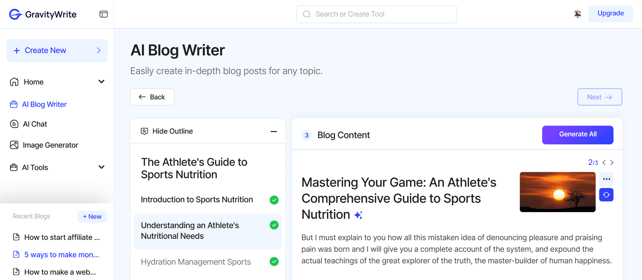 AI Blog Writer: Create Engaging Blogs in 60 Seconds