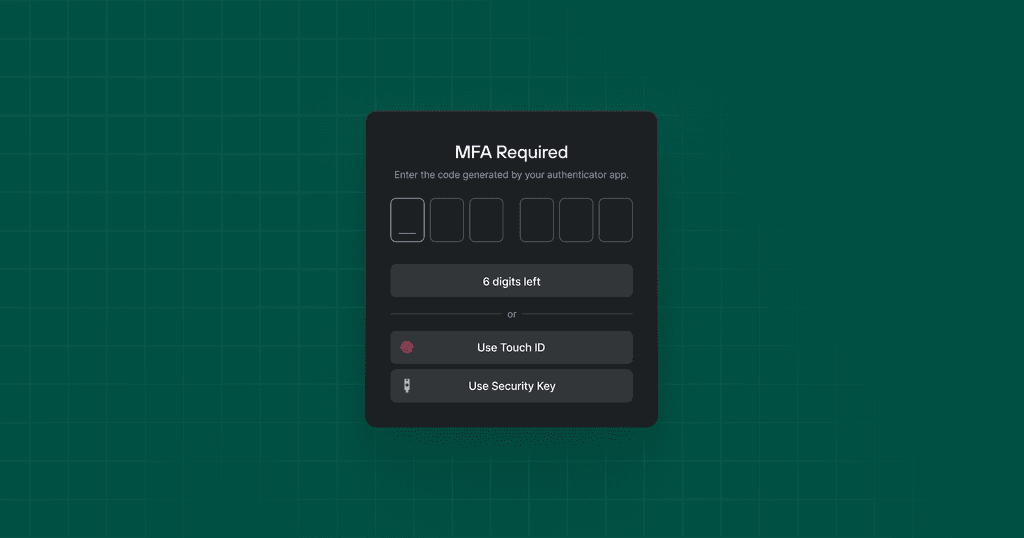 WebAuthn on Admin Console | Twingate