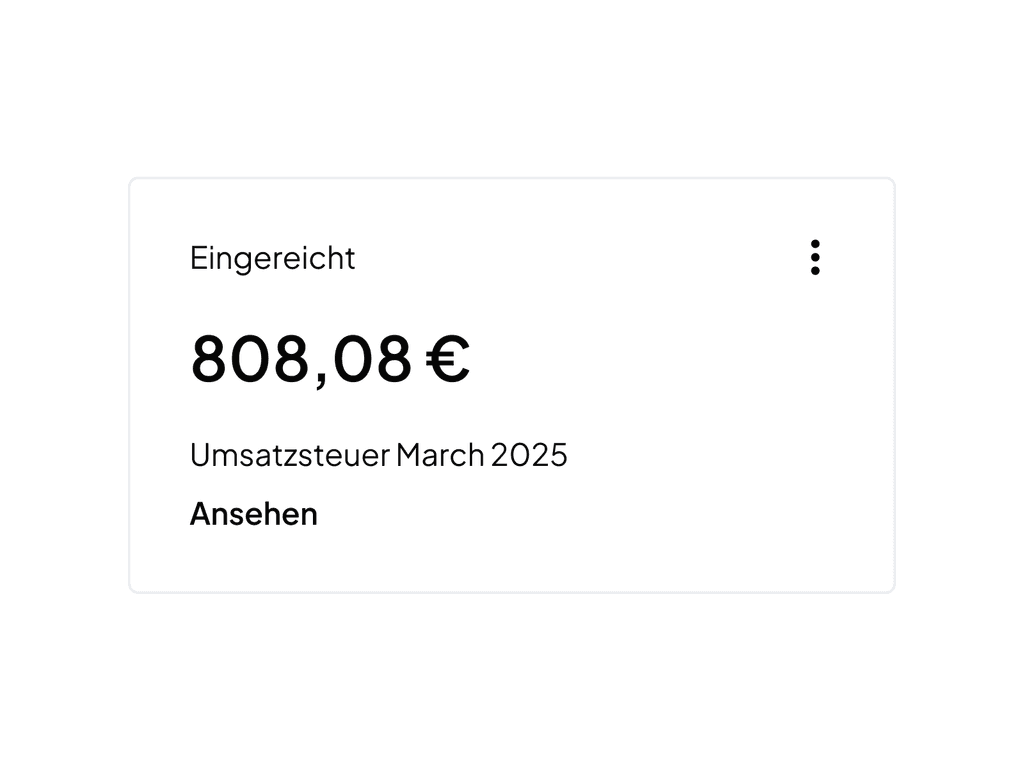 Formular für Umsatzsteuervoranmeldung: So füllst du den Vordruck ...