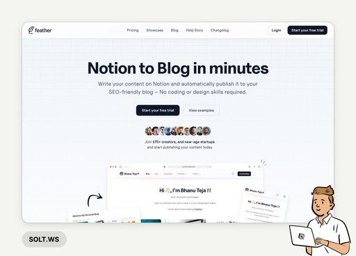 Best 10 Notion Website Templates - Solt Wagner