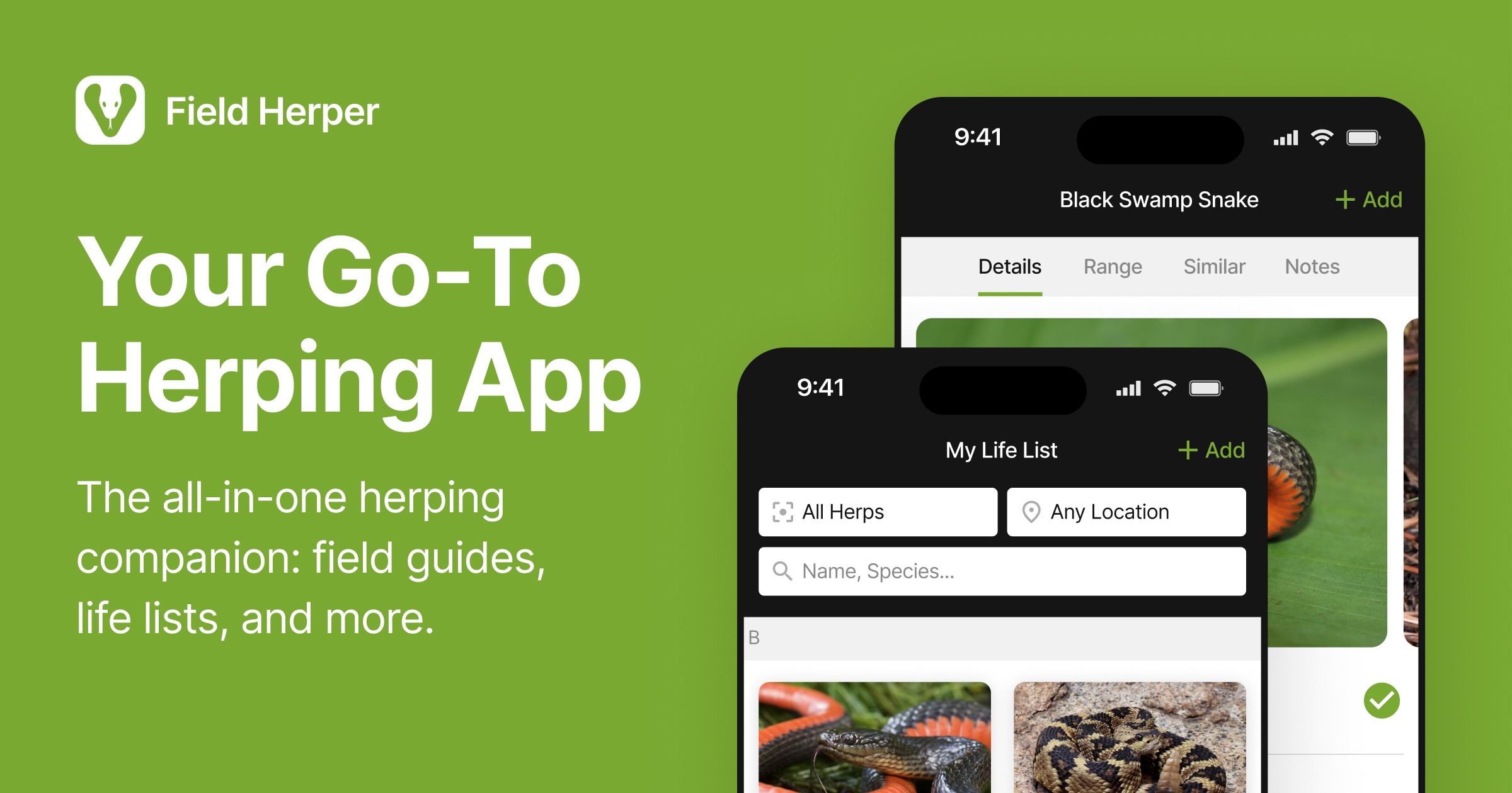 Field Herper | The Go-To Herping App