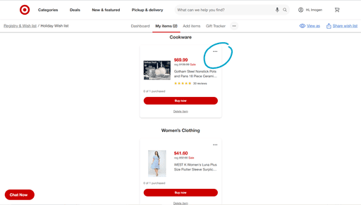 How to make a Target registry