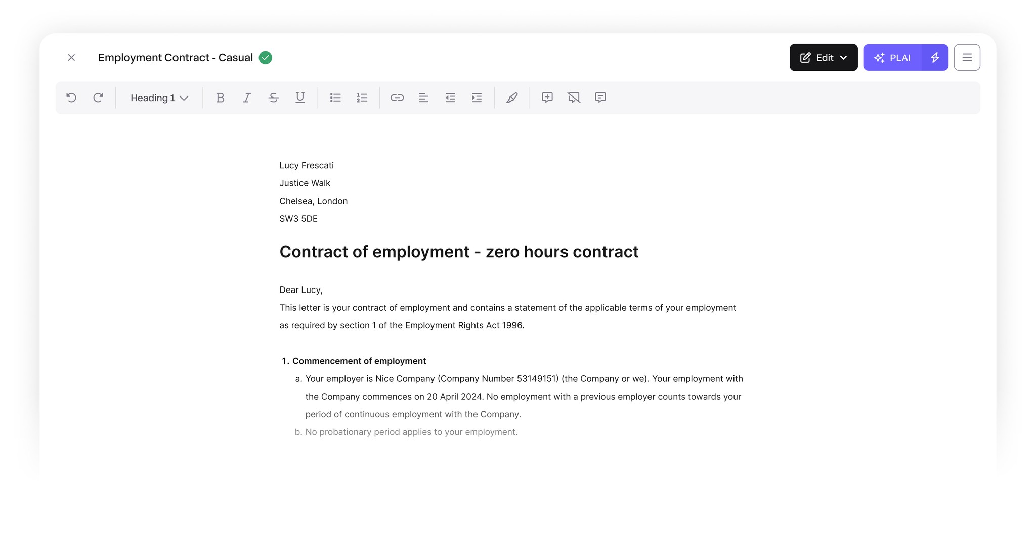Zero Hour Contract Templates | Essential Legal Forms for Flexible ...