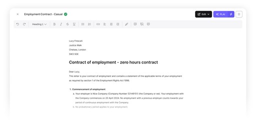 Zero Hour Contract Templates | Essential Legal Forms for Flexible ...