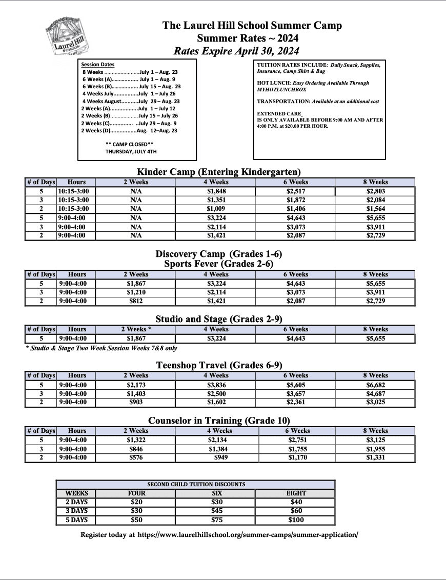 Laurel Hill Summer Camp